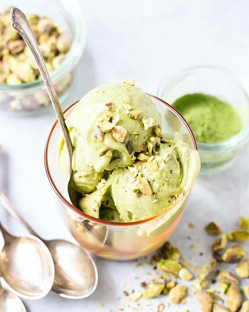 Three Ingredient Matcha Nice Cream Recipe | The Feedfeed