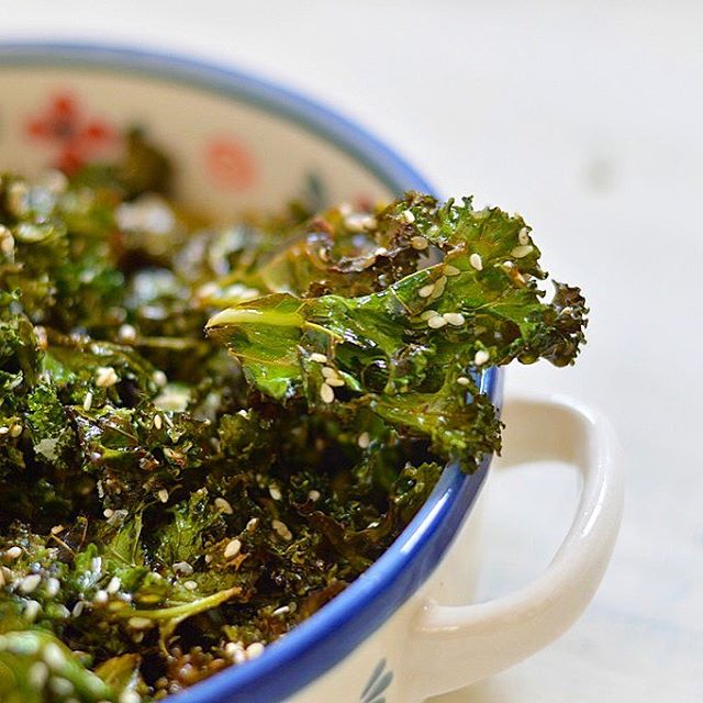Sesame Kale Chips Recipe | The Feedfeed