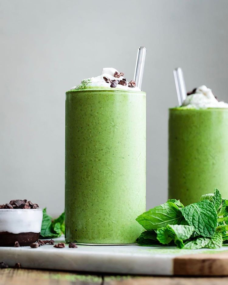 Minty Matcha Coconut Milkshake Recipe | The Feedfeed