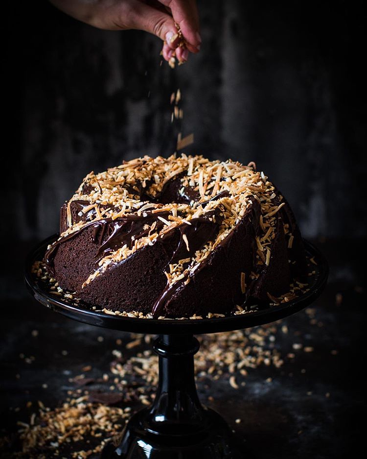 Chocolate And Toasted Coconut Cake Recipe | The Feedfeed