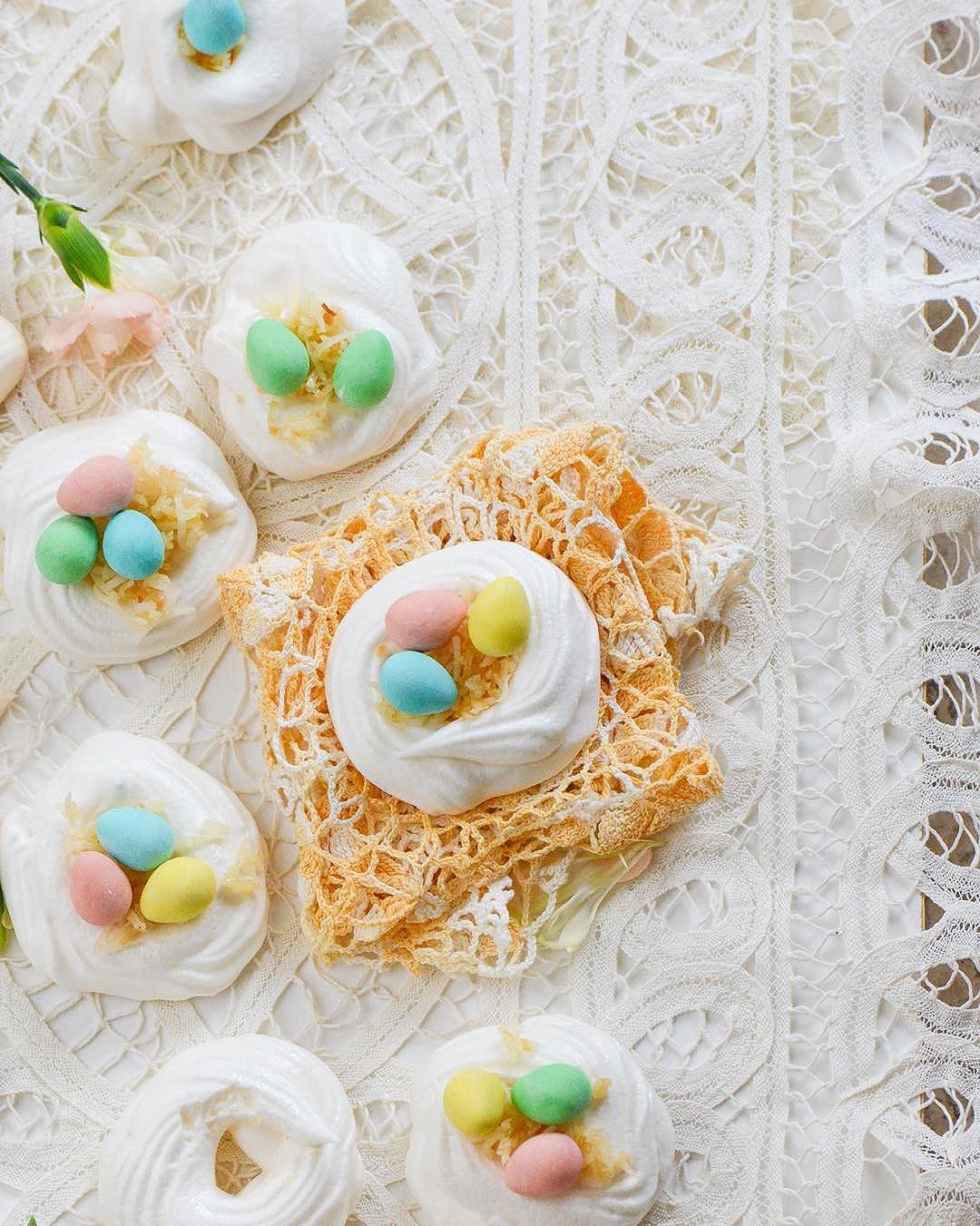 Meringue Nests Recipe | The Feedfeed