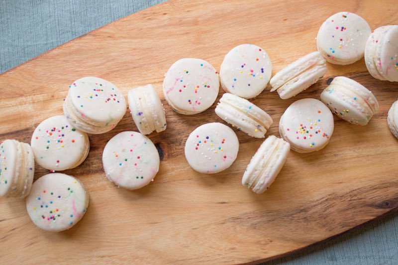Funfetti Sprinkle Macarons Recipe | The Feedfeed