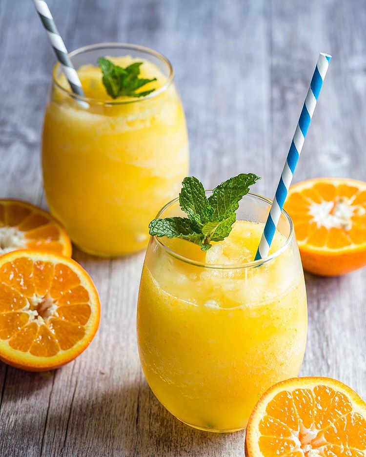 Frozen Blended Orange Prosecco Recipe | The Feedfeed