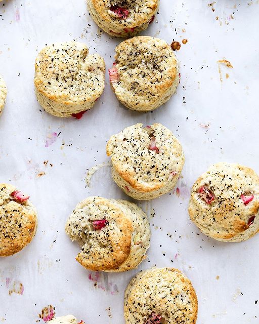 Mini Scones With Rhubarb And Jasmine Recipe | The Feedfeed