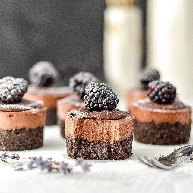 Mini No Bake Chocolate Cheesecakes Recipe | The Feedfeed