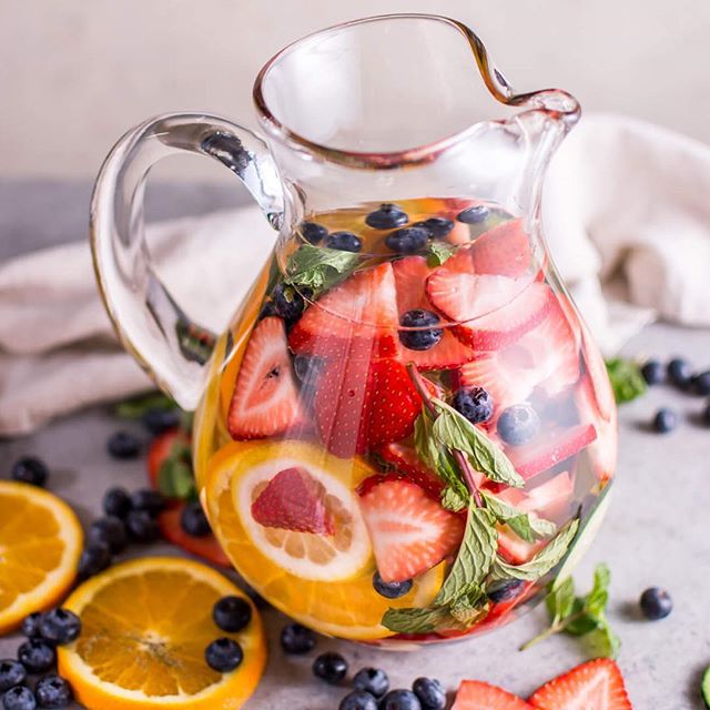 Rainbow Berry And Citrus Infused Water Recipe | The Feedfeed