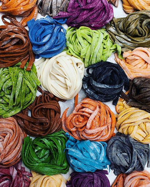 Naturally Dyed Pasta Recipe | The Feedfeed