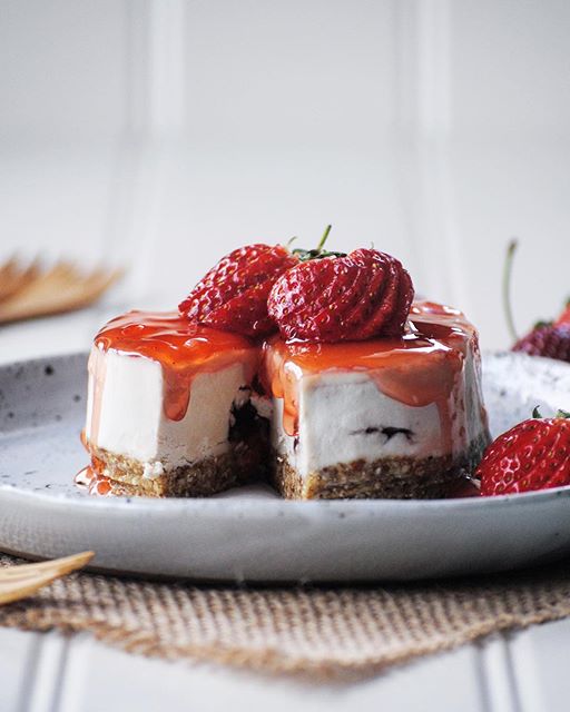 Raw Cheesecake With Quince Jelly Recipe | The Feedfeed