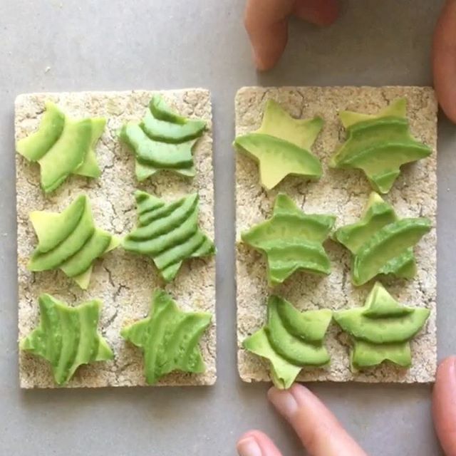 Rippled Avocado Stars Recipe | The Feedfeed