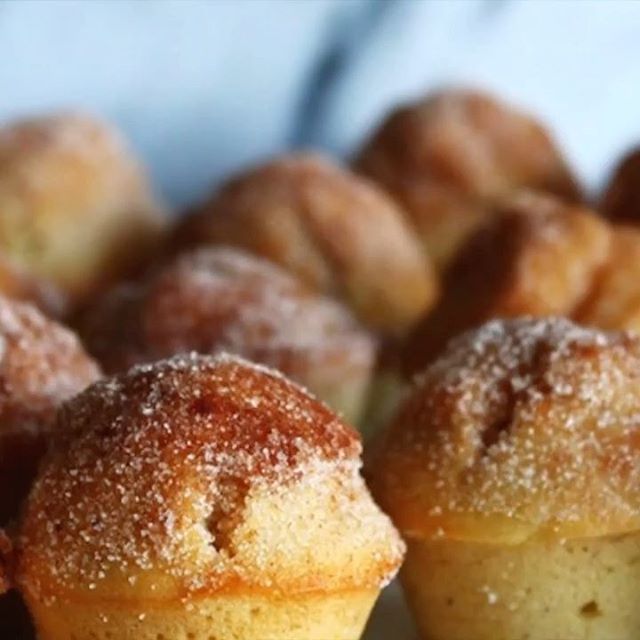 Cinnamon Sugar Puff Muffins Recipe | The Feedfeed