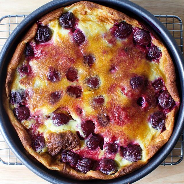Classic Cherry Clafoutis Recipe | The Feedfeed