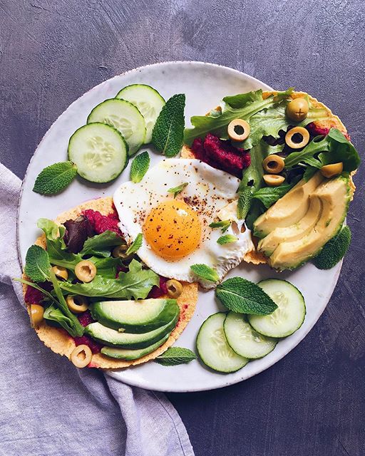 Breakfast Tacos With Beetroot Ricotta Mousse Recipe | The Feedfeed