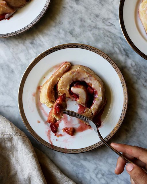Overnight Strawberry Buns Recipe | The Feedfeed