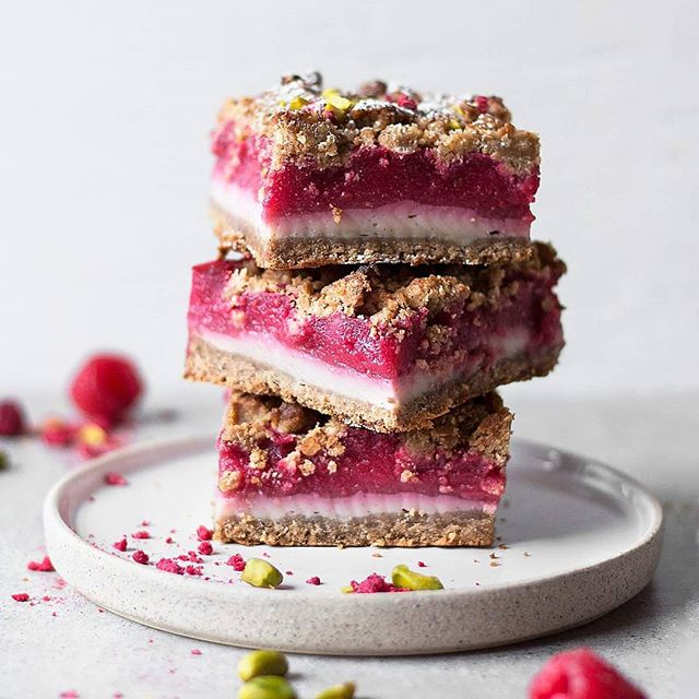 Raspberry Crumble Bars Recipe | The Feedfeed