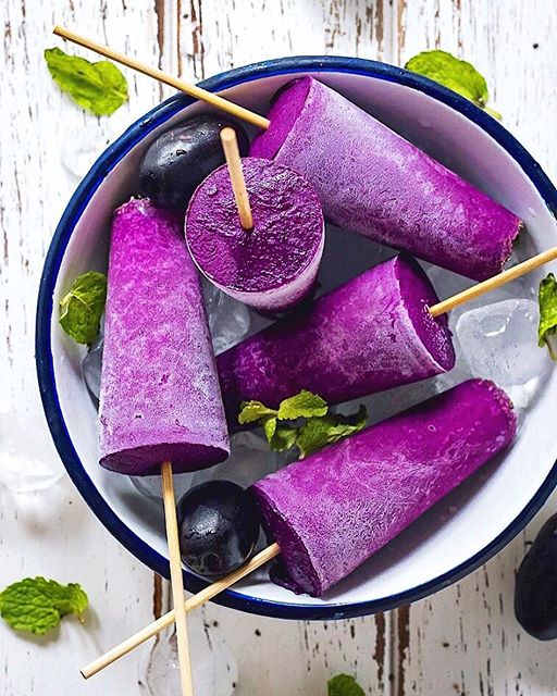 Plum Popsicles Recipe | The Feedfeed