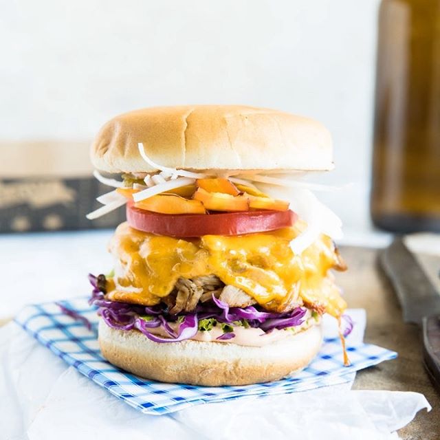 Slow Cooked Pork Burgers Recipe | The Feedfeed