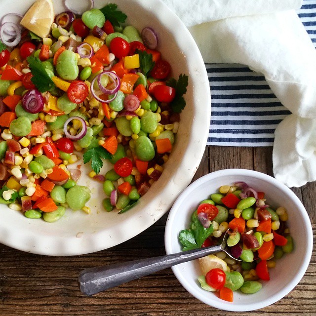 Spring Lima Bean Succotash Recipe | The Feedfeed