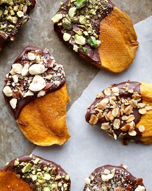 Chocolate Dipped Mango Recipe | The Feedfeed