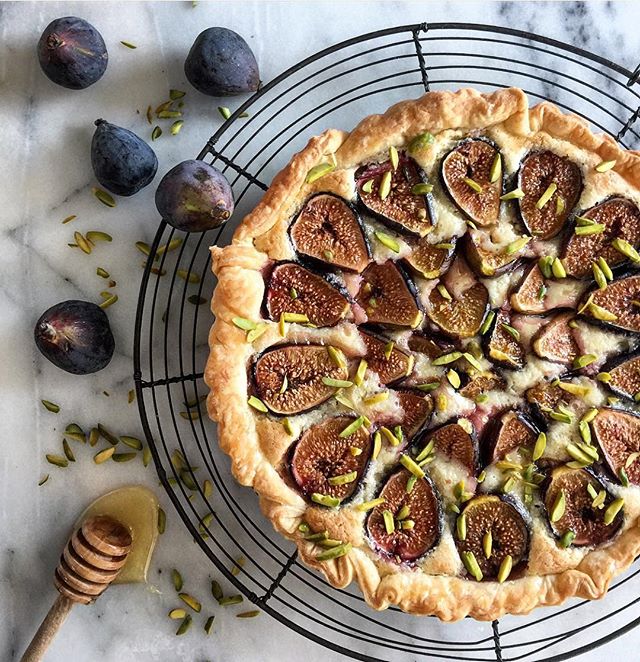 Fig And Rosewater Frangipani Tart Recipe | The Feedfeed