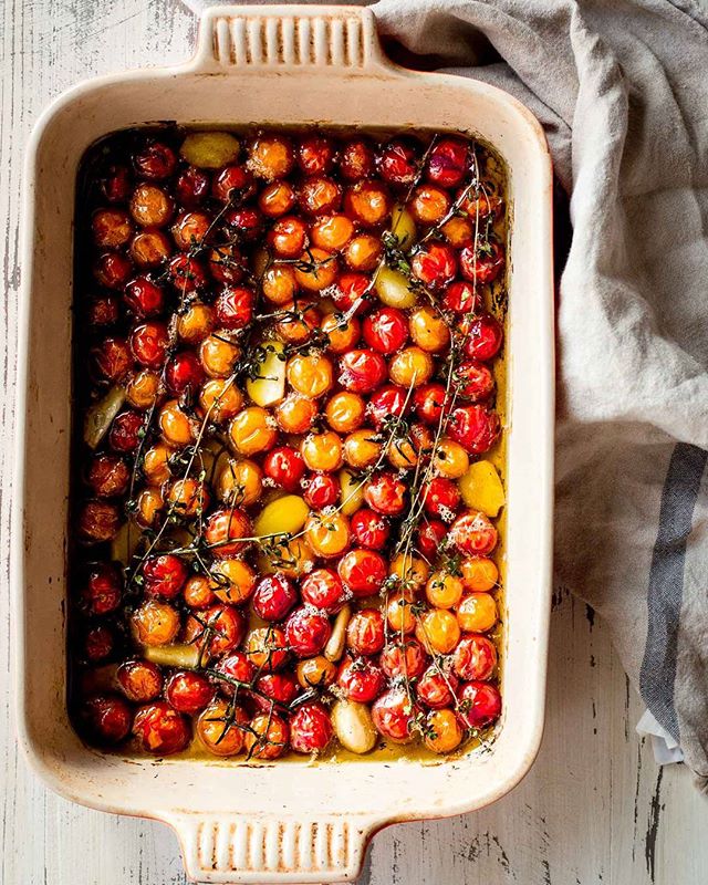 Cherry Tomato Confit With Garlic And Thyme Recipe | The Feedfeed