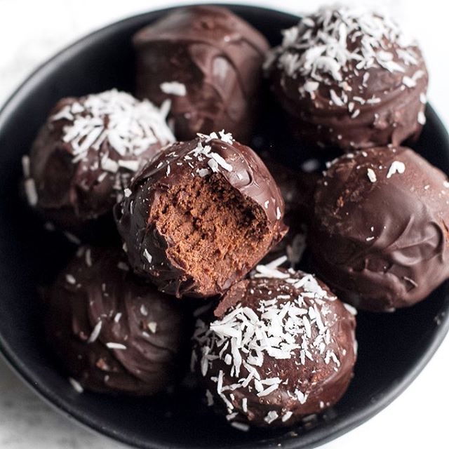 No Bake Brownie Truffles Recipe | The Feedfeed