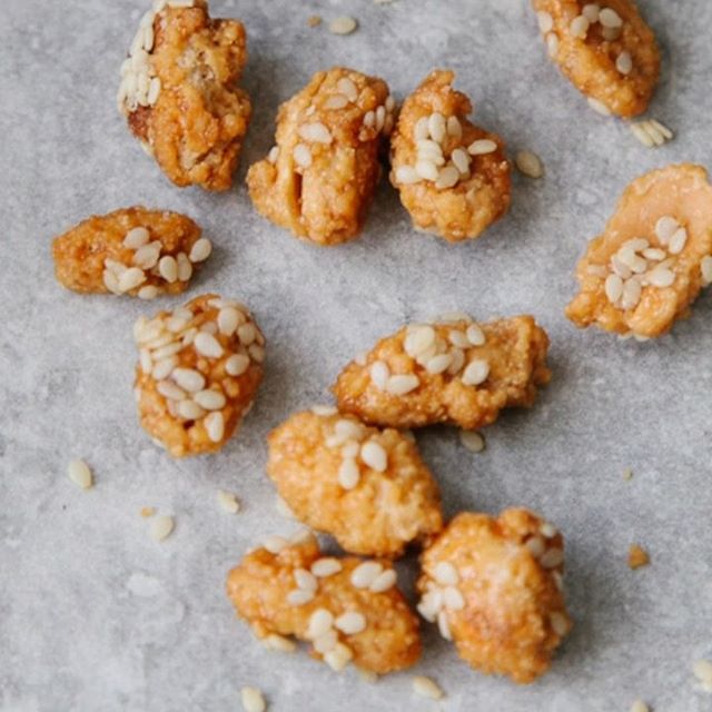 Sesame Candied Peanuts Recipe | The Feedfeed