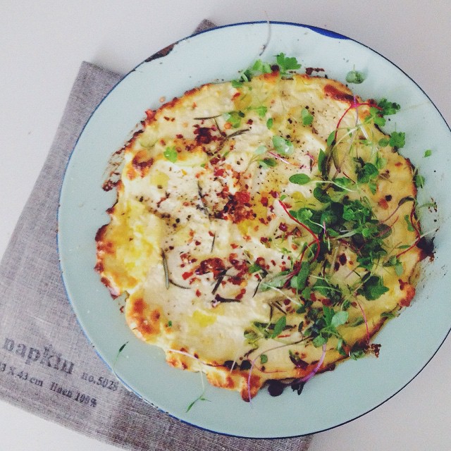 Oven Baked Ricotta With Parmesan, Lemon And Rosemary Recipe | The Feedfeed