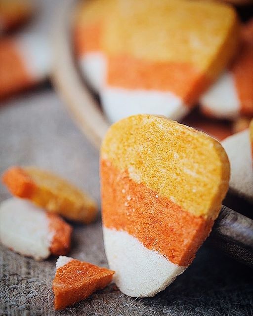 Halloween Candy Corn Sugar Cookies Recipe | The Feedfeed