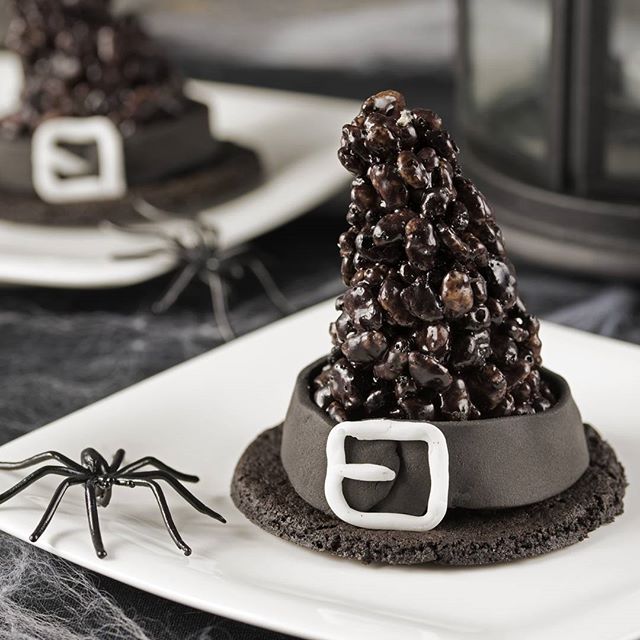 Halloween Witch Hat Rice Crispie Recipe | The Feedfeed