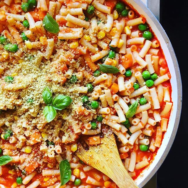 Veggie Macaroni With Walnut 'parmesan' Recipe | The Feedfeed