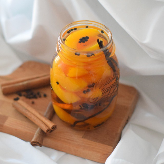 Peach Infused Whiskey Recipe | The Feedfeed