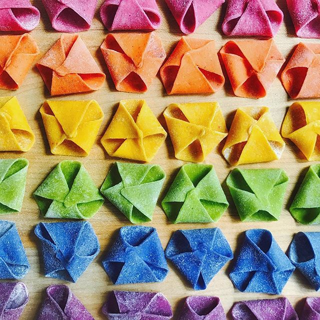 Rainbow Fusi Istriani Pasta by saltyseattle | Quick & Easy Recipe | The ...