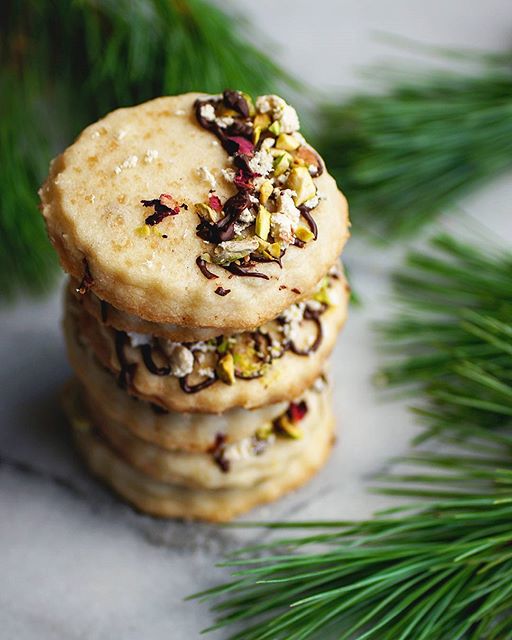 Rose Water And Orange Shortbread Cookies Recipe | The Feedfeed