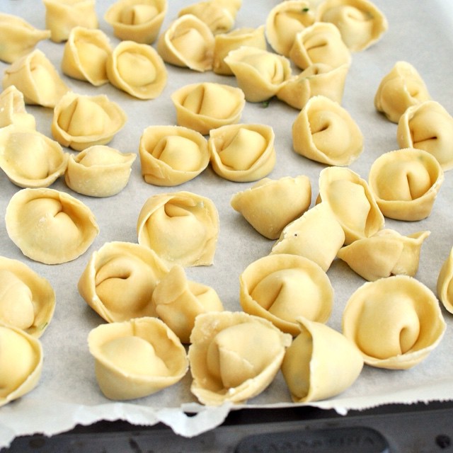 Fresh Tortellini With Ricotta And Basil Recipe | The Feedfeed