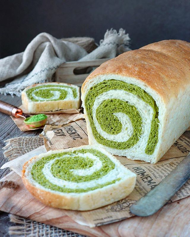 Matcha Swirl Bread Recipe | The Feedfeed