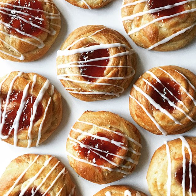 Strawberry Jam Danishes Recipe | The Feedfeed