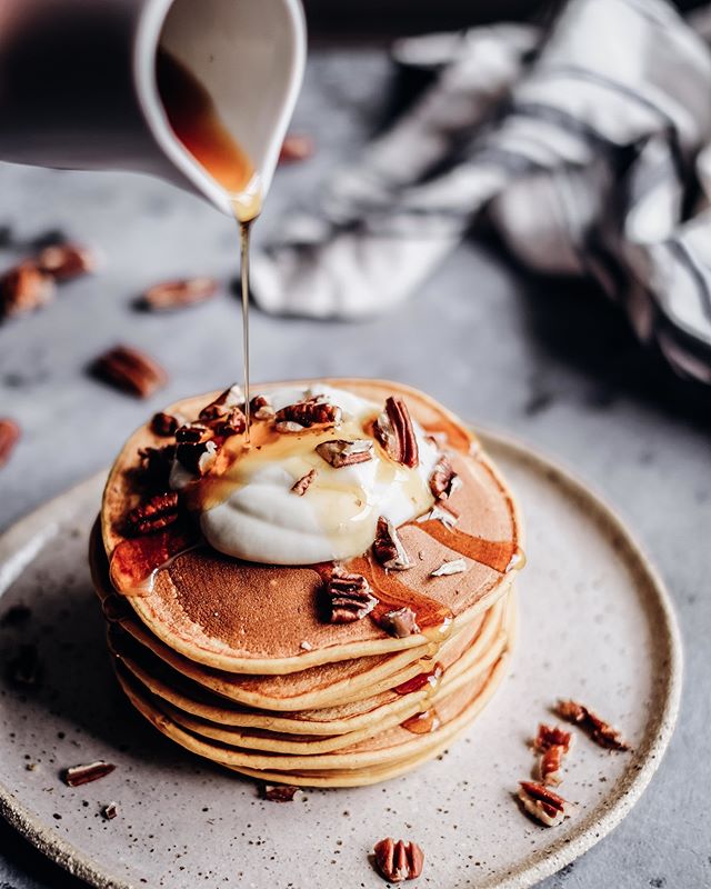 Spiced Roasted Squash Pancakes Recipe | The Feedfeed