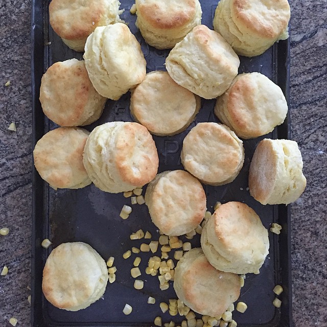 Fresh Corn Milk Biscuits Recipe | The Feedfeed