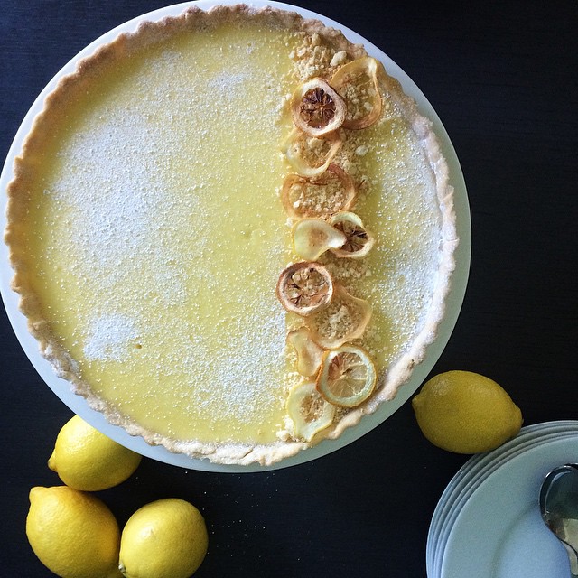 Lemon Creme Fraiche Tart Recipe | The Feedfeed