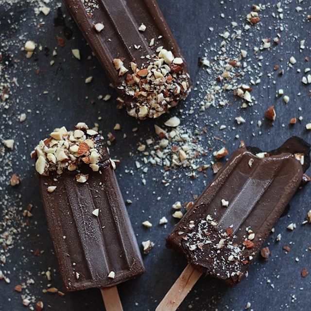 Mocha Almond Fudge Popsicles Recipe | The Feedfeed