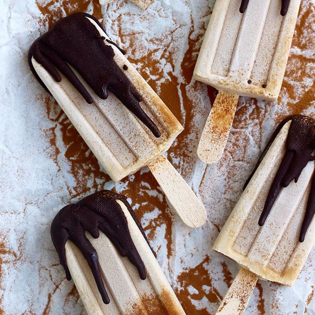 Chocolate Covered Iced Coffee Popsicles Recipe | The Feedfeed