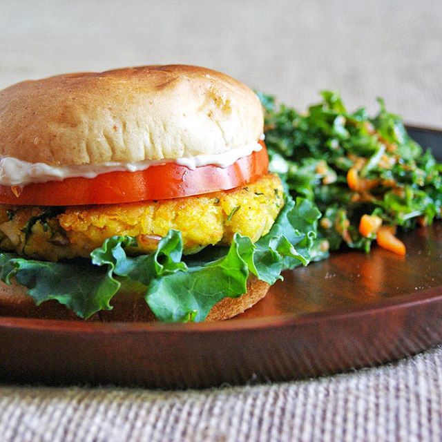 Taro Root And Lentil Burger Recipe | The Feedfeed