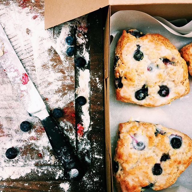 Blueberry & Raspberry Scones Recipe | The Feedfeed