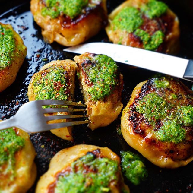 Chinese Pork Pies With Scallion, Ginger, & Cilantro Butter Recipe | The ...