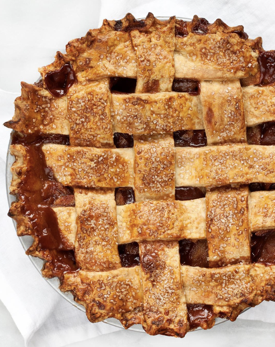 Salted Caramel Apple Lattice Pie Recipe | The Feedfeed