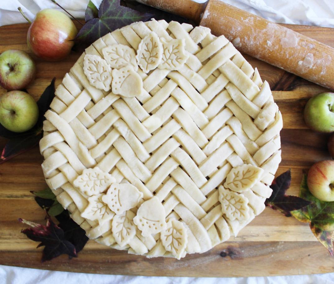 Herringbone Pattern Fall Apple Pie Recipe | The Feedfeed