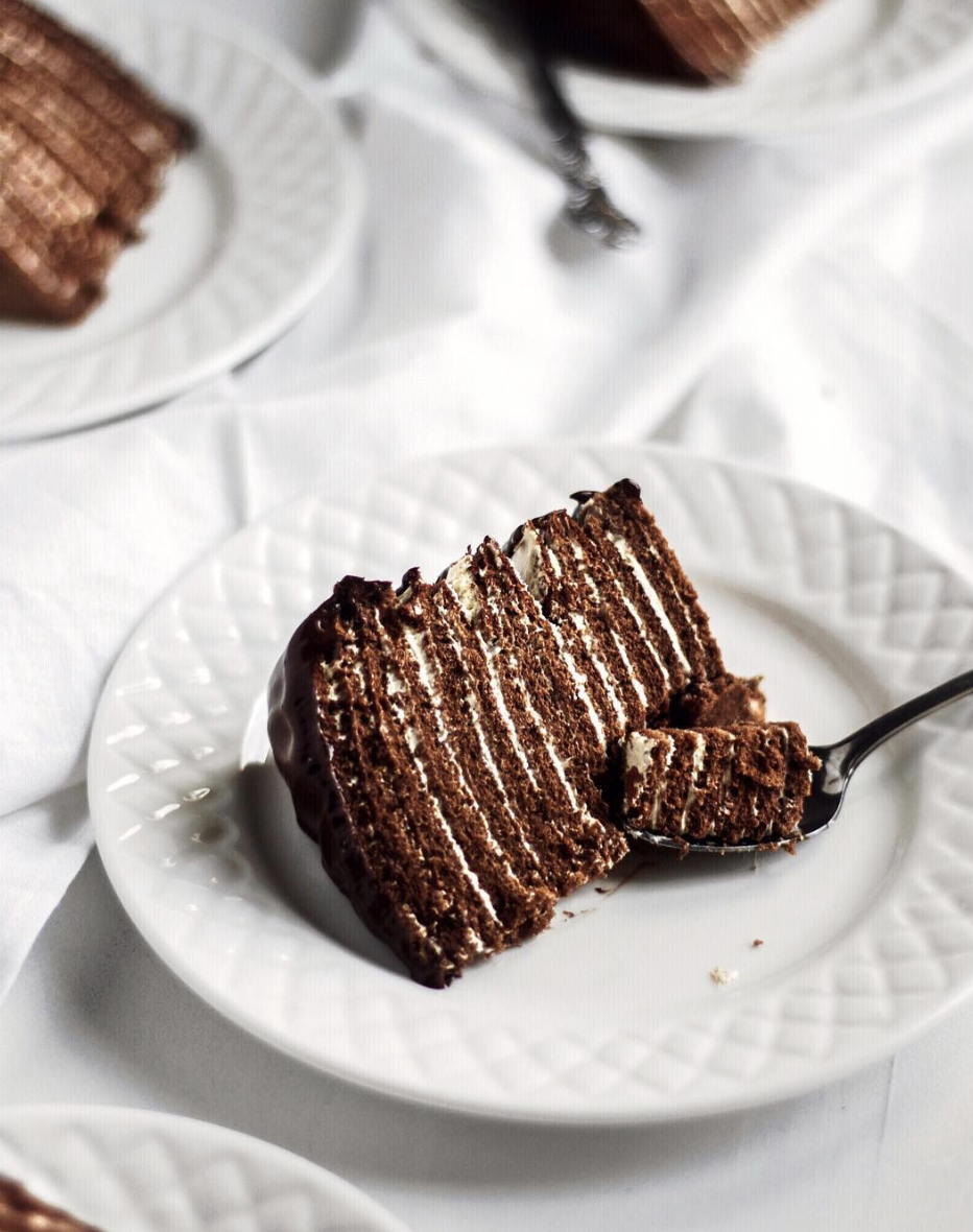 15 Layer Chocolate Cake Recipe | The Feedfeed