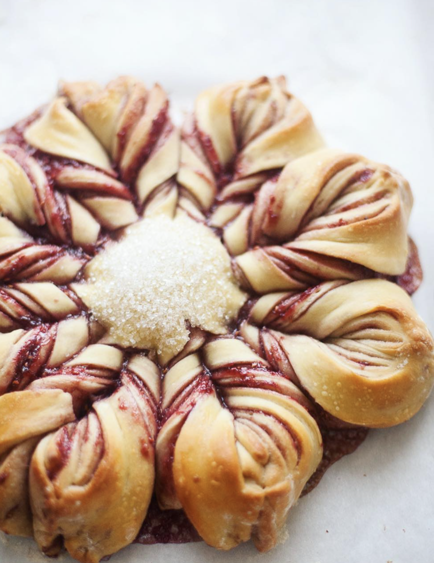Sweet Holiday Star Bread Recipe | The Feedfeed