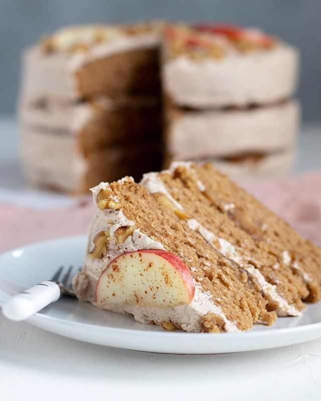 Apple Layer Cake With Bourbon Apple Filling and Cinnamon Buttercream ...
