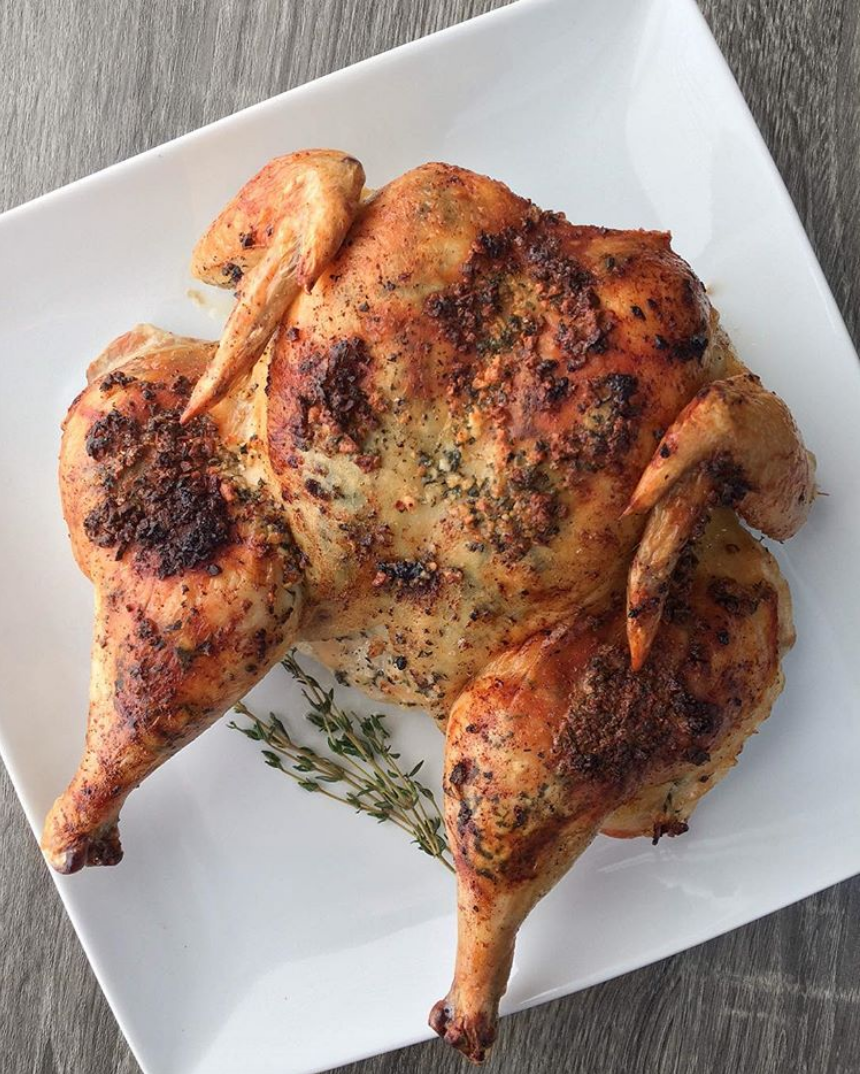 Organic Whole Roasted Chicken Recipe | The Feedfeed